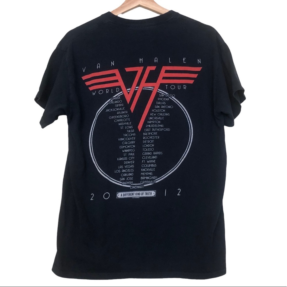 Van Halen 2012 World Tour Vintage Tour Concert Tee - Gem